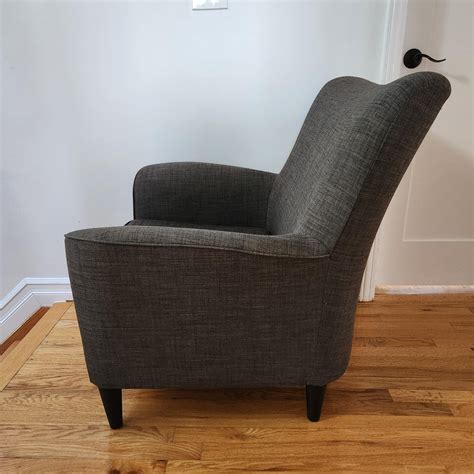 Dark Gray Armchair Aptdeco