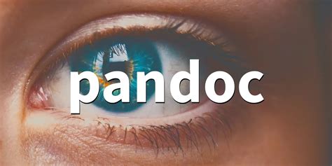 Pandoc 24 Pandoc Documents For Python