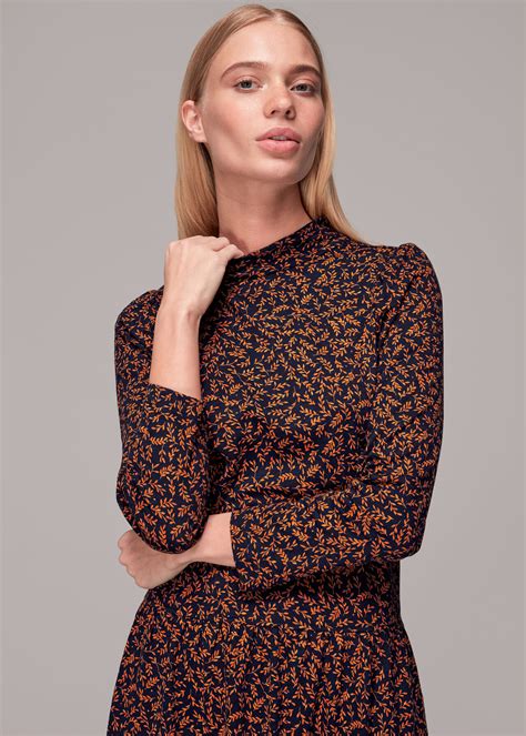 Multicolour Autumn Leaves Tiered Dress Whistles