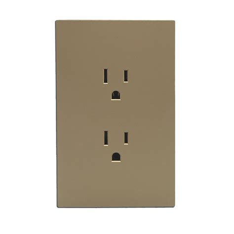 Placa De Contacto Doble Luxury Color Oro Apl 504 Goled Tu Tienda De