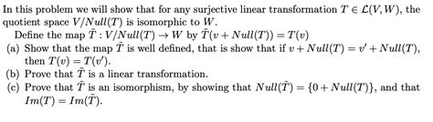 solved in this problem we will show that for any surjective