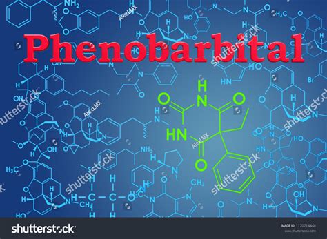 Phenobarbital Chemical Formula Molecular Structure 3d Stock Illustration 1170714448 Shutterstock