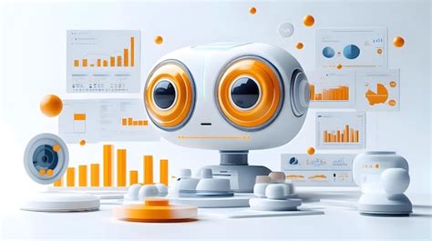 3d Icon As Ai Analytics And Market Research Concept As An Ai Analytics Icon Paired With A Market