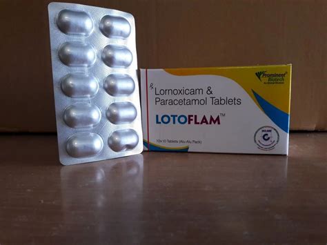 Lornoxicam And Paracetamol Tablets At Rs 116 Stripe Lofecam 8 Mg Tablet In Baddi Id