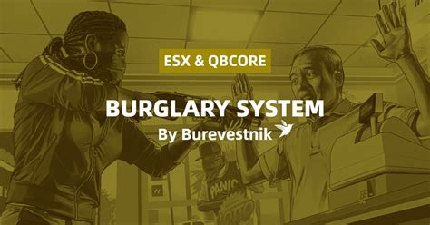 💰 [paid][esx][qbcore] Burglary System Minigame Notification To The