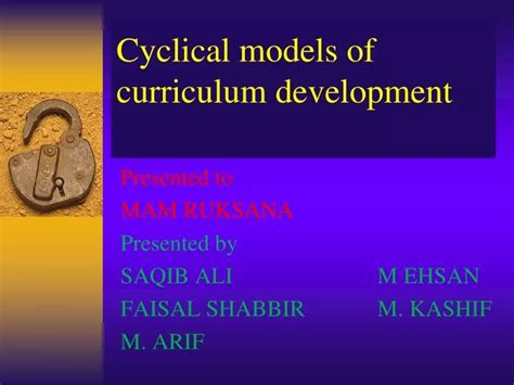 Ppt Cyclical Models Of Curriculum Development Powerpoint Presentation