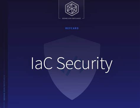 Iac Security Dzone Refcardz