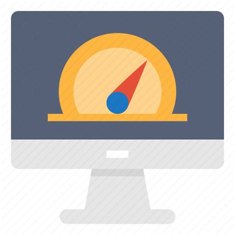 Computer Monitor Optimization Technology Icon Download On Iconfinder