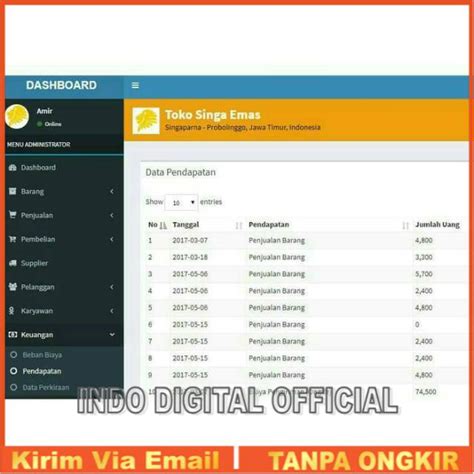 jual aplikasi penjualan point of sale berbasis web indonesia shopee