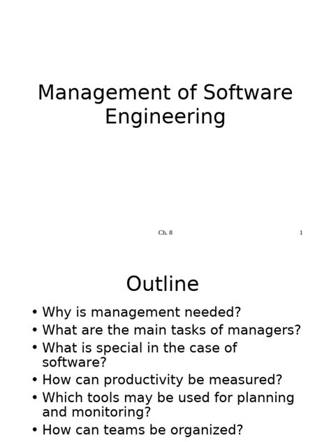 ch08 cost estimation pdf software engineering computer science