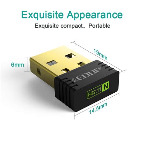 Edup Mini Usb Draadloze Wifi Adapter Mbps Wifi Grandado