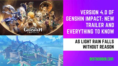 Version Of Genshin Impact New Trailer And Everything To Know