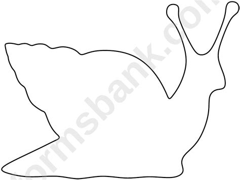 Large Snail Pattern Template Printable Pdf Download