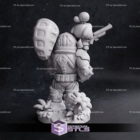 Chibi Isabelle 3d Printing Figurine Doom Crossing Meme Specialstl