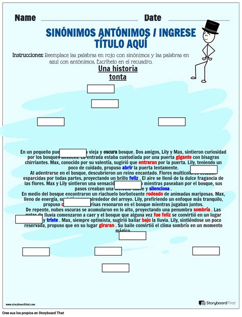 Sinonimos Y Antonimos Clases De Palabras Powerpoint Spanish Resources