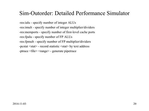 Ppt Introduction To Simplescalar Based On Simplescalar Tutorial Powerpoint Presentation Id