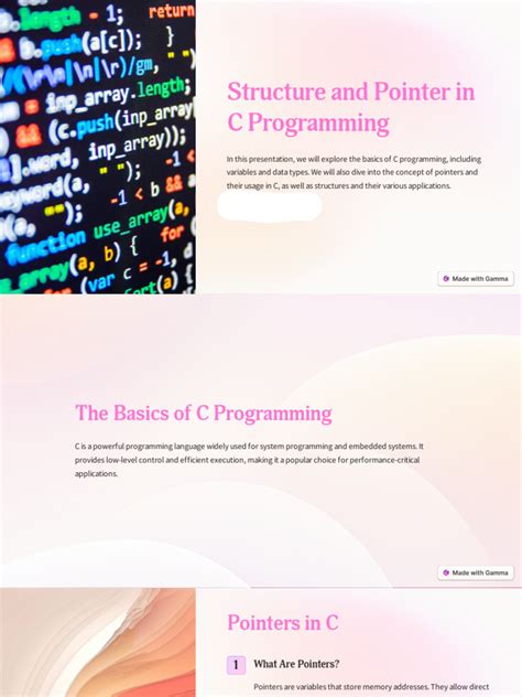 Ppt C Programming Pdf Pointer Computer Programming Software