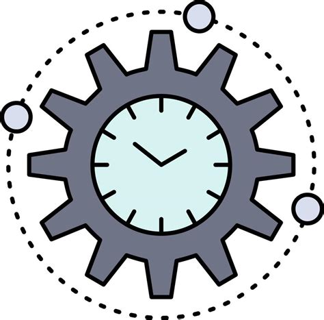 Efficiency Management Processing Productivity Project Flat Color Icon