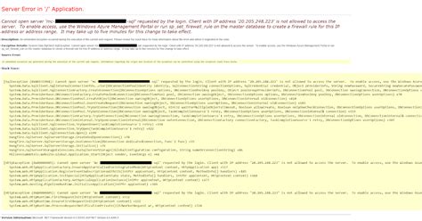 sitecore managed cloud services client with ip address 20 205 248 223