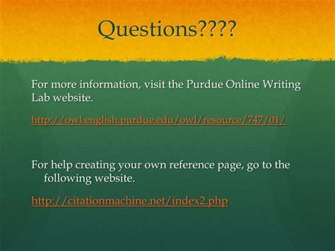 Citation PowerPoint Pptx