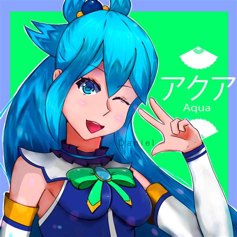 Konosuba Goddess Aqua By Kaifornain On Deviantart