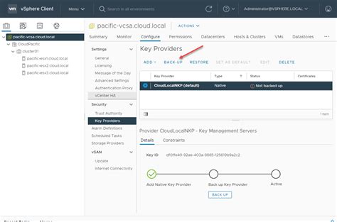 Vmware Vsphere 70 Update 2 Native Key Provider Configuration