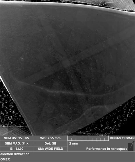 Why Do I See An Ebsd Pattern In Regular Secondary Electron Detector Image Researchgate