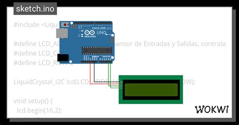Prueba Conlcd Wokwi Esp32 Stm32 Arduino Simulator