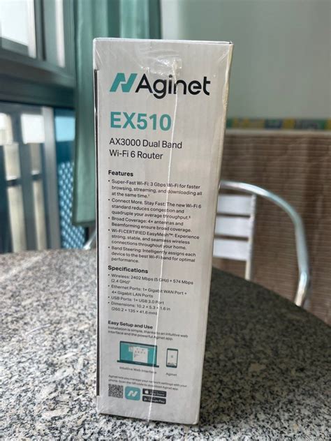 TP Link EX510 Dual Band WiFi 6 Router Computers Tech Parts Accessories Networking On