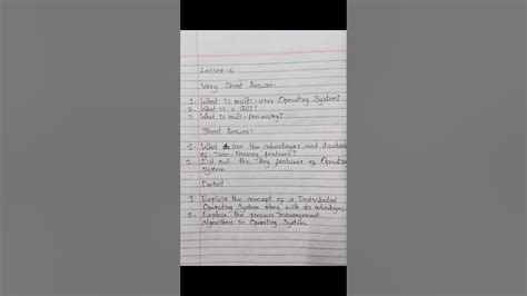 11th Std Computer Application 1 To 6 Lesson Important Question Youtube