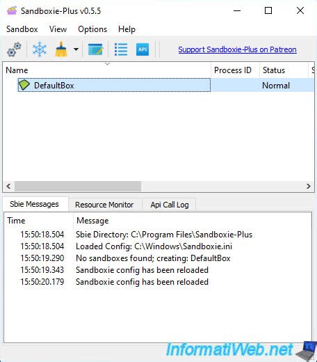 Create A Sandbox To Isolate A Process On Windows Or Page Windows