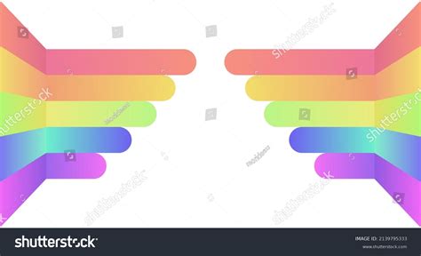 Abstract Rainbow Curve Background Vector Stock Vector Royalty Free 2139795333 Shutterstock