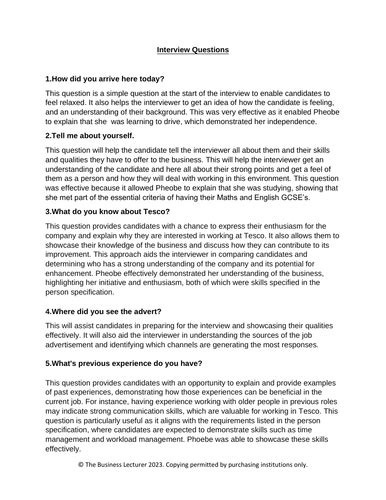 unit 8 recruitment and selection assignment 2 distinction example