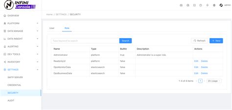 screenshots infini console