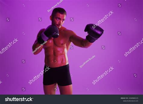 Man Bodybuilder Boxer Muscle Workout Naked Stock Photo Shutterstock