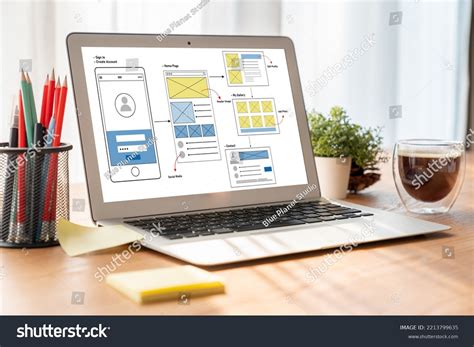 Ux Ui Design Process Modish Mobile Stock Photo Shutterstock