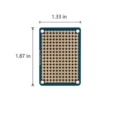 Treedix 9 Pcs Mini Solderable Breadboard Universal Board
