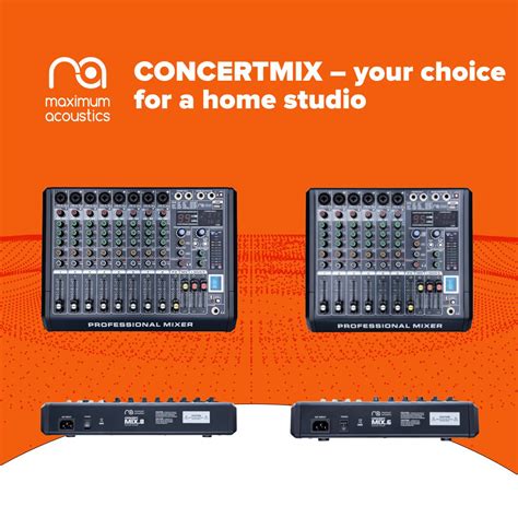 Concertmix — універсальне та компактне рішення для дому та студії