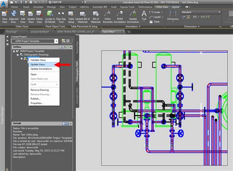 solved refreshing all ortho views in a drawing at once autodesk