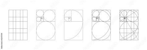 golden ratio minimalist set method golden section mockups fibonacci