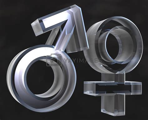 Male And Female Sex Symbols Male And Female Sex Symbols 3d By Fambros