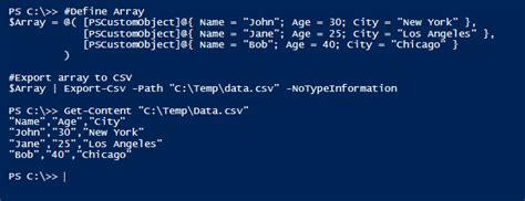Powershell How To Export An Array To A Csv File Sharepoint Diary