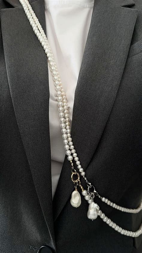 Сотуар из жемчуга ручная работа сотуар украшения жемчужныйсотуар