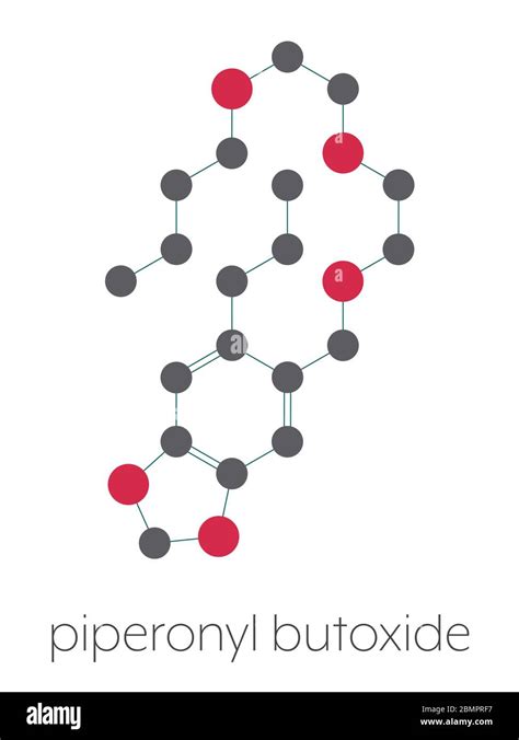 Piperonyl Butoxide PBO Pesticide Synergist Molecule Increases Potency Of Insecticides By