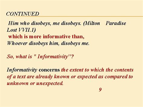 Informativity Of Introduction To Text Linguistics By Beaugrande