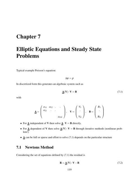 Chapter 7 Elliptic Equations And Steady State Problems