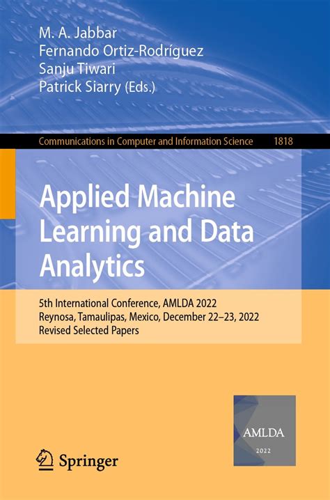 Applied Machine Learning And Data Analytics EBook By EPUB Rakuten Kobo Philippines