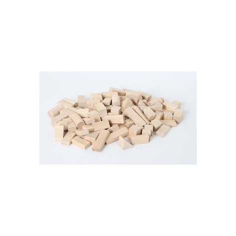 Cubes En Bois Sac De 100 Cubes