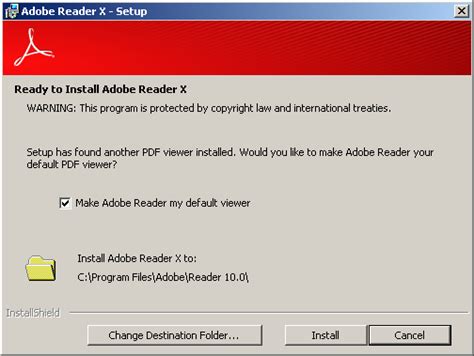 Which Versions Opens PDFs By Default When Adobe Reader X Is Installed With Acrobat