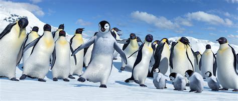 Happy Feet Hd Wallpaper Background Image 2819x1200 Id440611